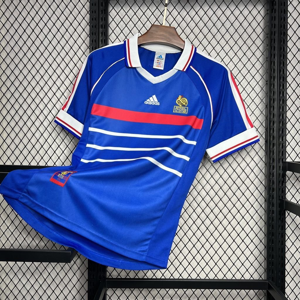 FRANCE 1998 HOME KIT HALF SLEEVE – THE AURAX