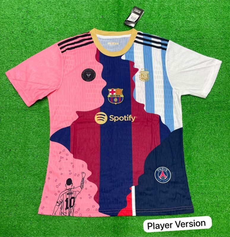 LIONEL MESSI ALL IN ONE CAREER JERSEY (PV) - THE AURAX
